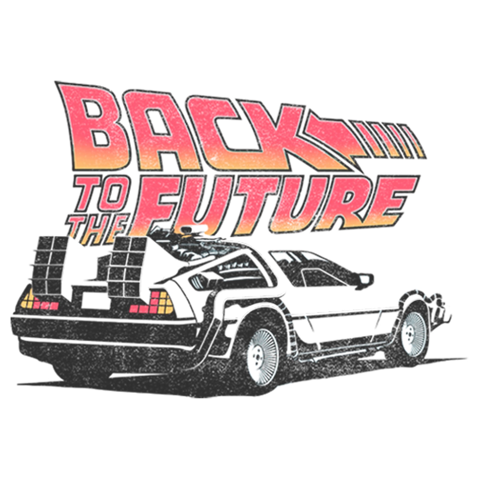 Men's Back to the Future DeLorean Cartoon T-Shirt – Fifth Sun
