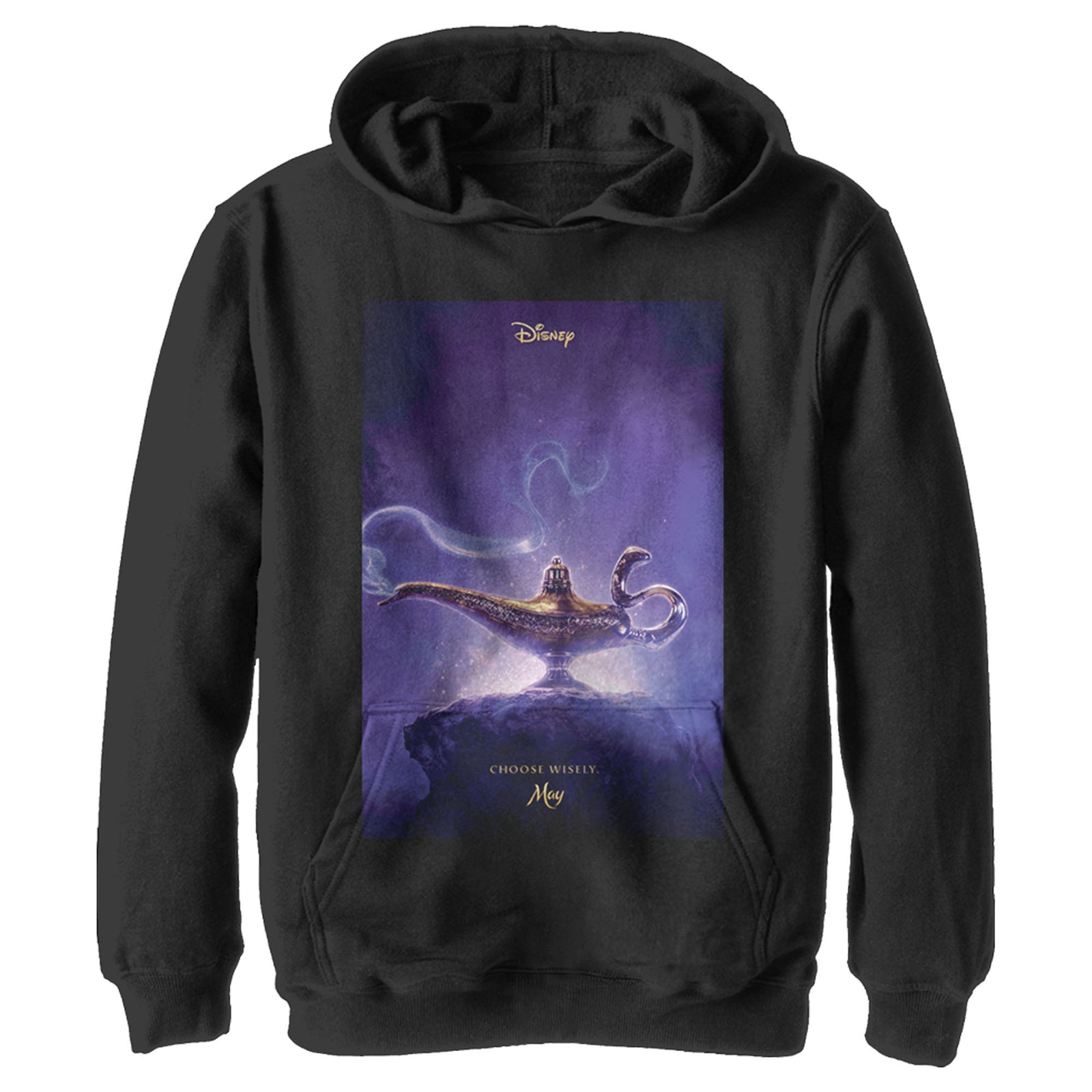 Boy's Aladdin Aladdin Choose Wisely Movie Poster Pull Over Hoodie ...