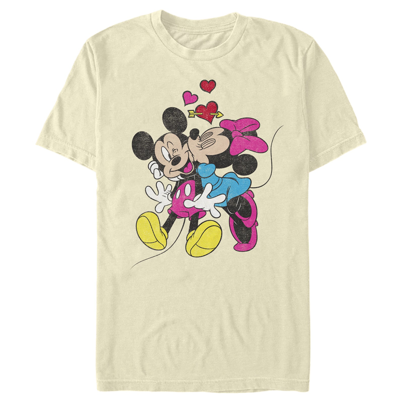Men's Mickey & Friends Valentine's Day Minnie Mouse Smooch T-Shirt ...