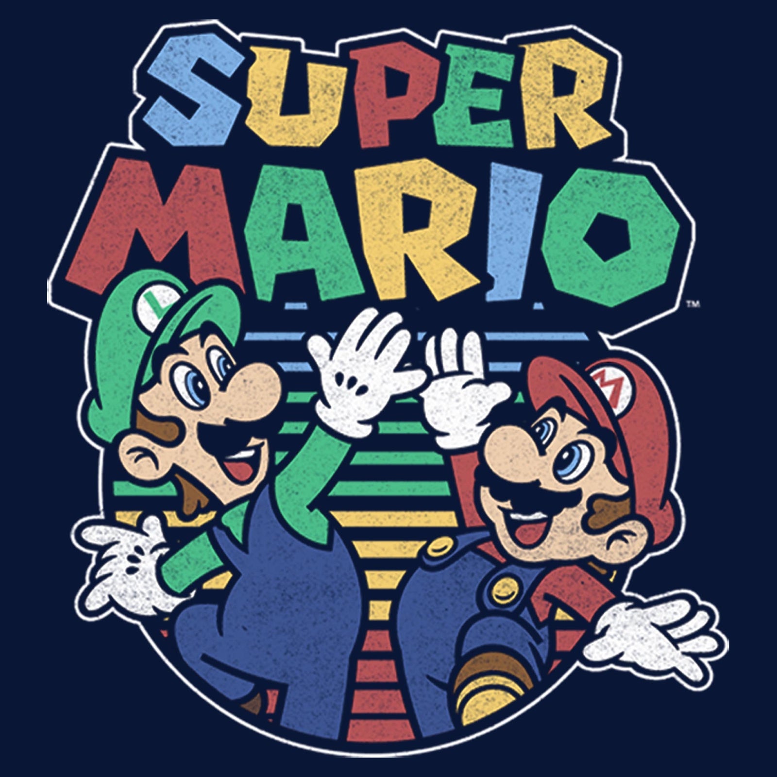 Boy's Nintendo Super Mario High Five Distressed T-Shirt – Fifth Sun